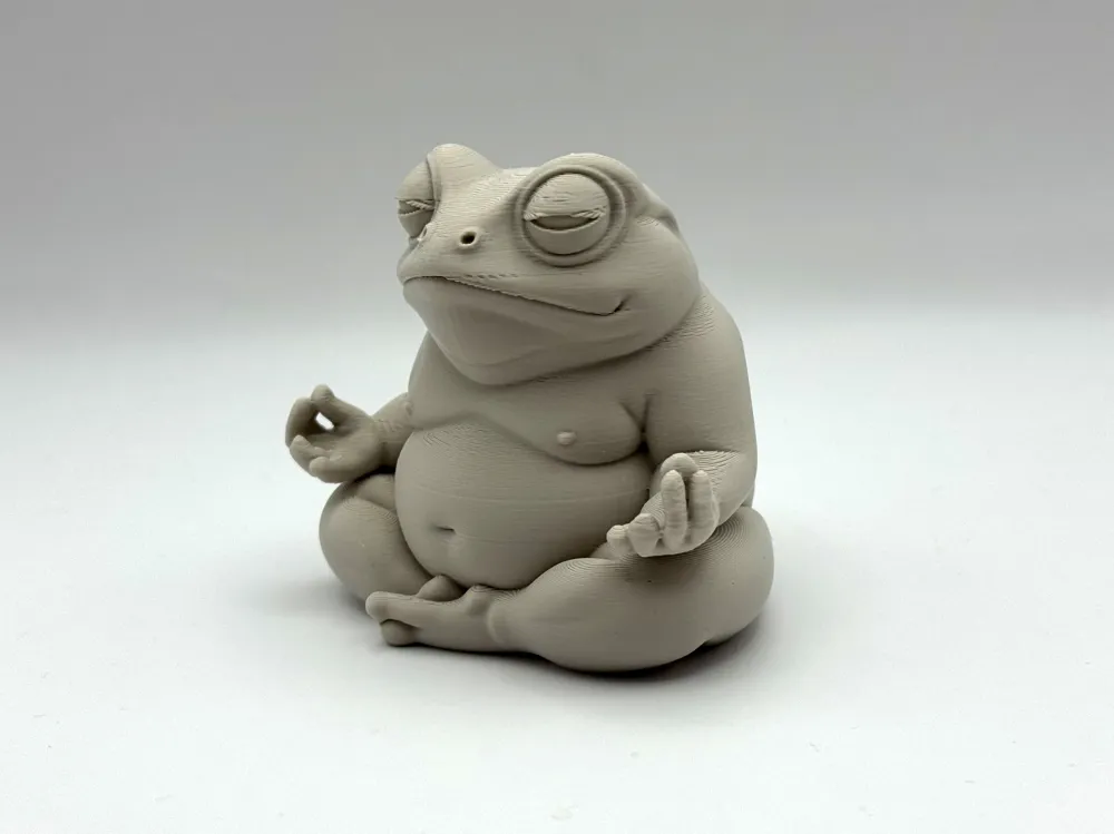Chonky Zen Frog by Stigern MakerWorld: Download Free 3D Models