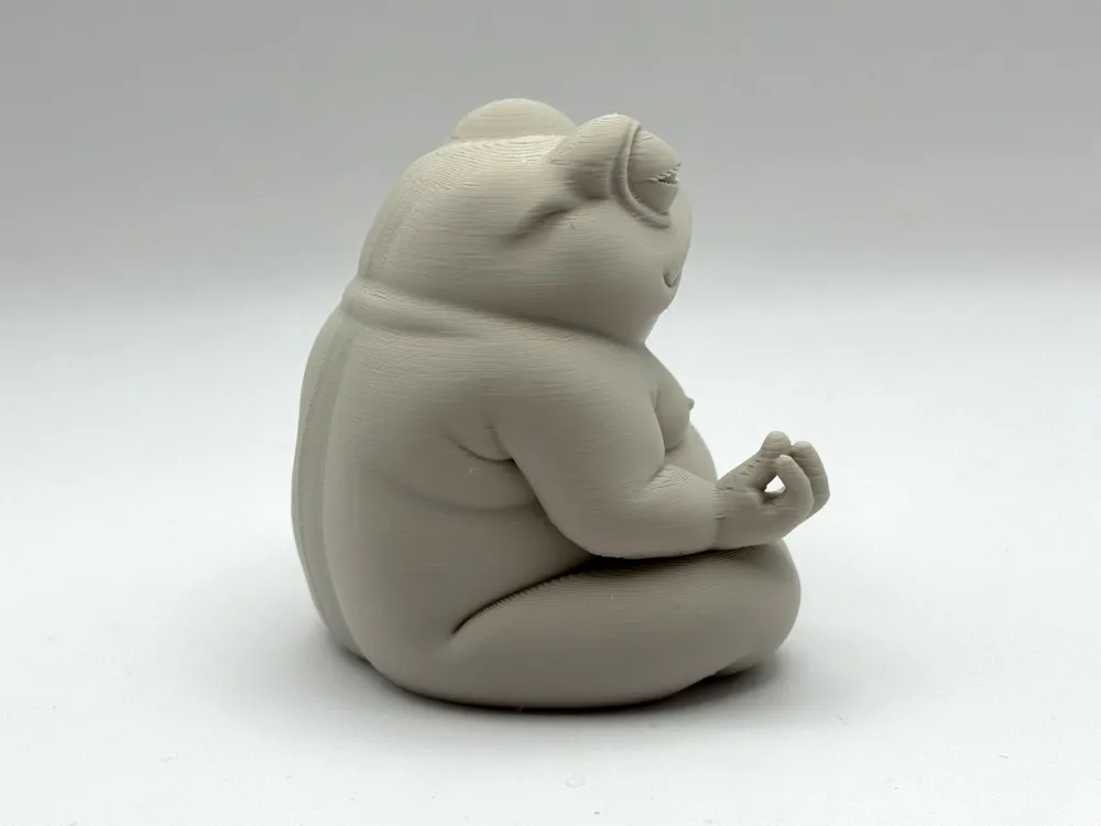 Chonky Zen Frog by Stigern MakerWorld: Download Free 3D Models