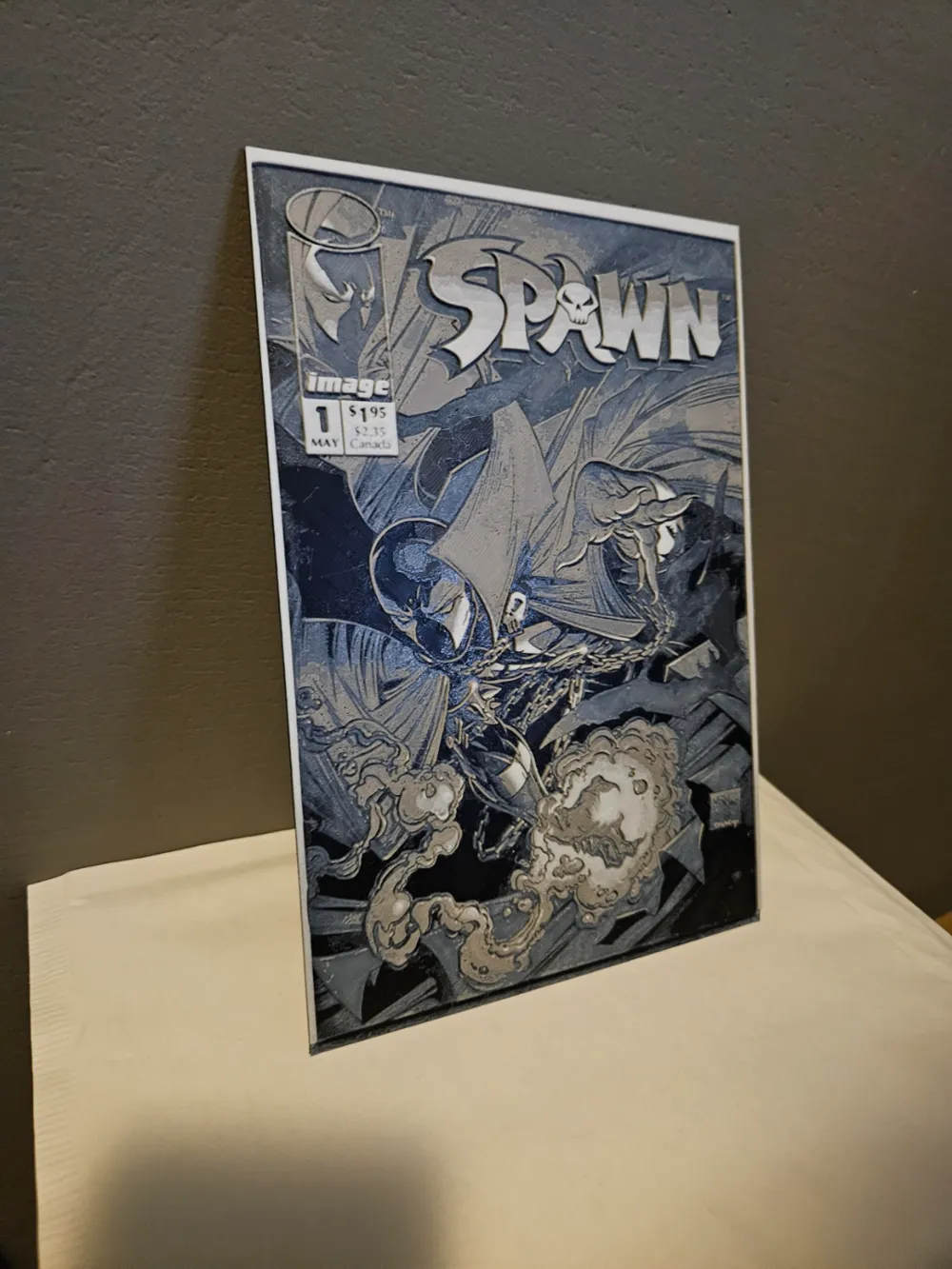 Spawn comic book Hueforge May 1th by J.s_1908 - MakerWorld