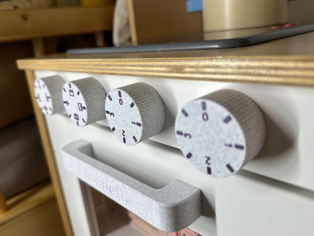 Knobs for IKEA DUKTIG Play Kitchen - Free 3D Print Model - MakerWorld