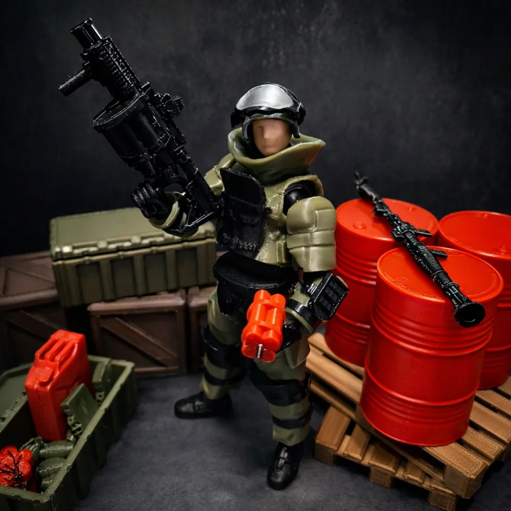 Dummy 13 Mercenary Team – The Blaster - Free 3D Print Model - MakerWorld