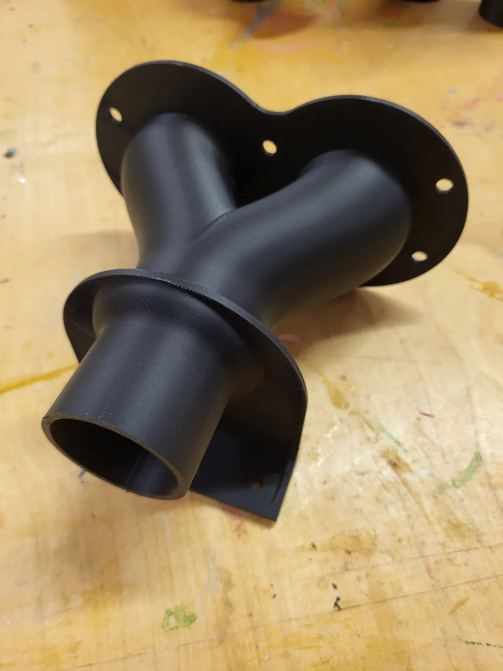 Exhaust system 1 to 2 manifolds with 2x blast gates by Andi_Arbeit ...