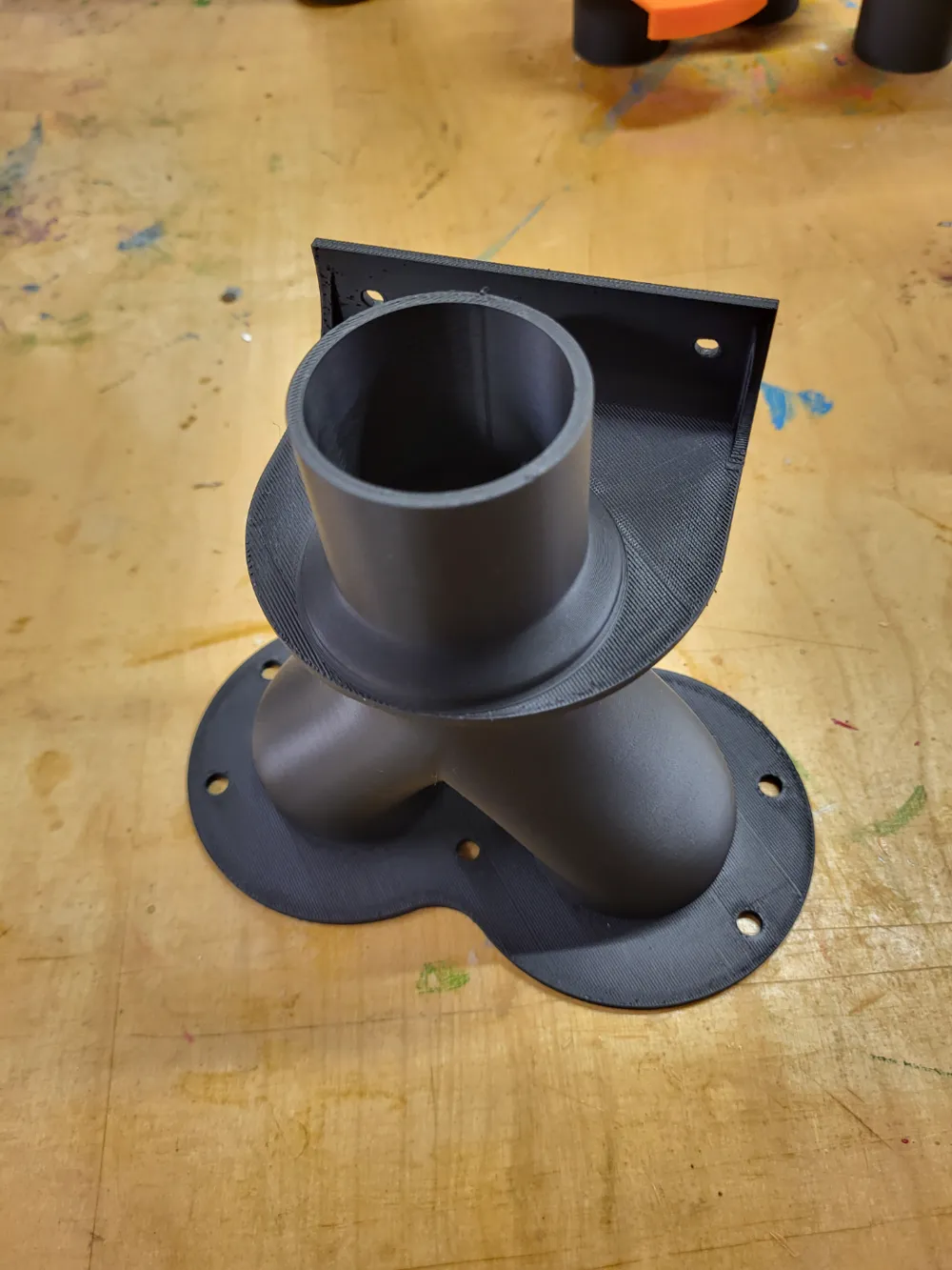 Exhaust system 1 to 2 manifolds with 2x blast gates by Andi_Arbeit ...