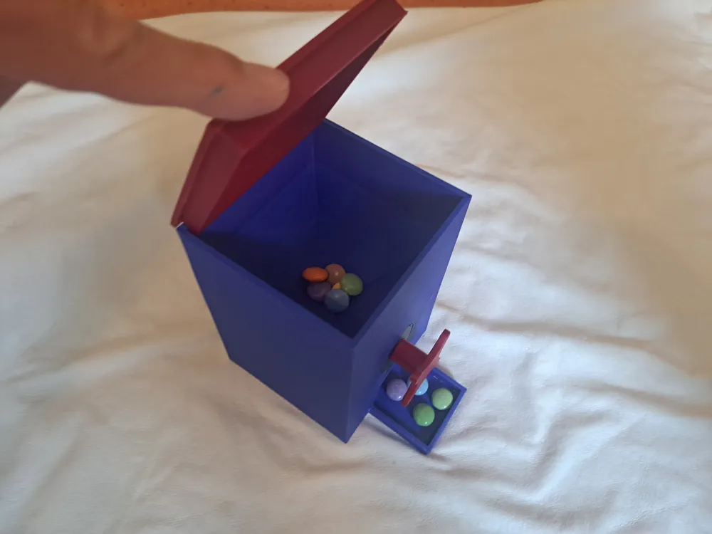 Candy dispenser for Smarties etc. (no AMS) - Free 3D Print Model ...
