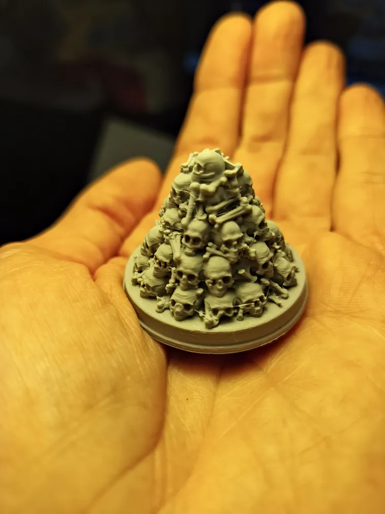 Ancient Skull Pile - Objective Marker - Free 3D Print Model - MakerWorld