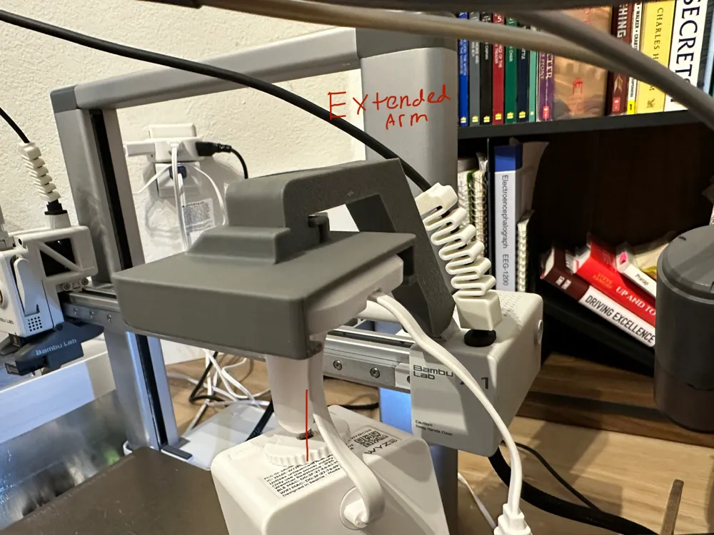 Bambu Lab A1 Wyze Cam OG Mount Extended - Free 3D Print Model - MakerWorld