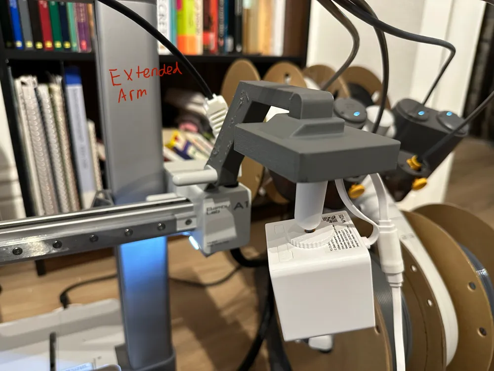 Bambu Lab A1 Wyze Cam OG Mount Extended - Free 3D Print Model - MakerWorld