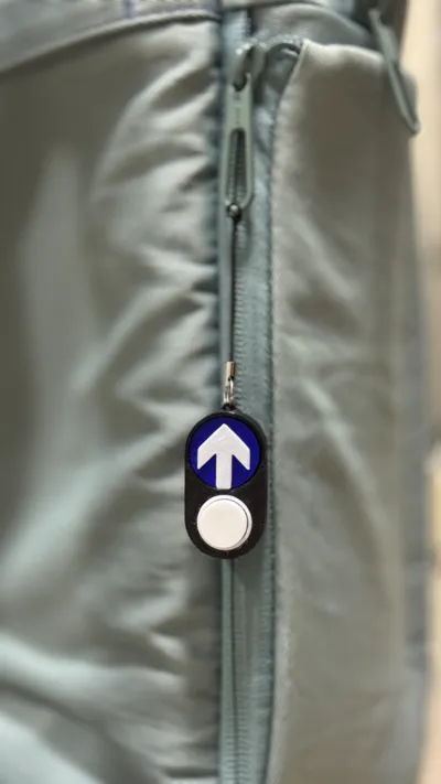 Pedestrian Crossing Push Button Keychain by Kingsley MakerWorld ...