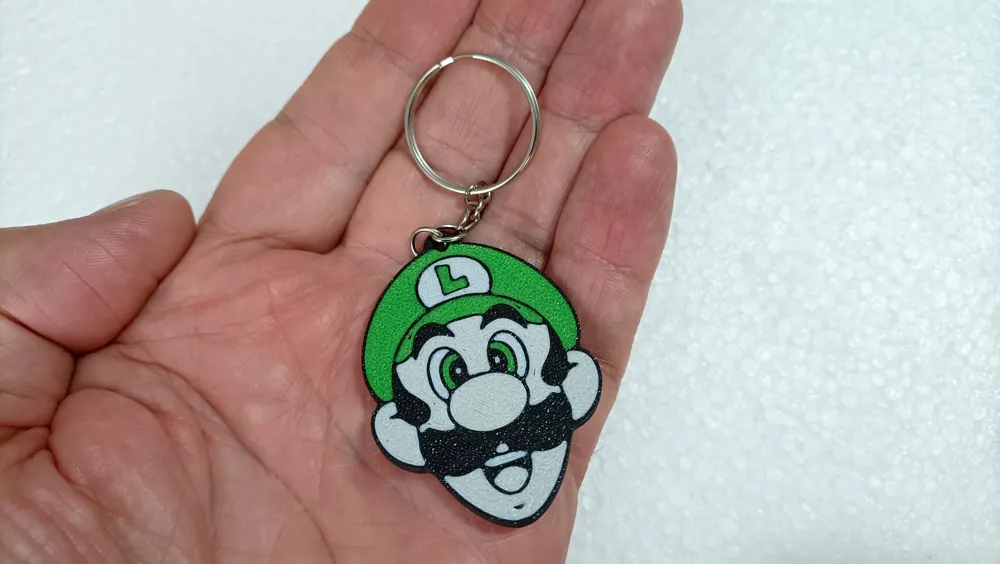 Luigi Keychain by zrispi MakerWorld: Download Free 3D Models