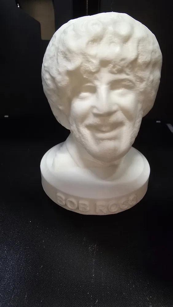 Bob Ross Statue - Free 3D Print Model - MakerWorld