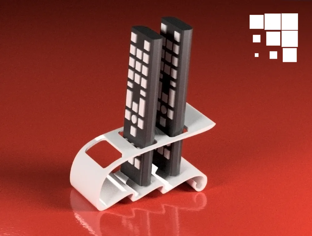 SIMPLE REMOTE HOLDER by GENERA 3D MODEL ART MakerWorld: Download Free ...