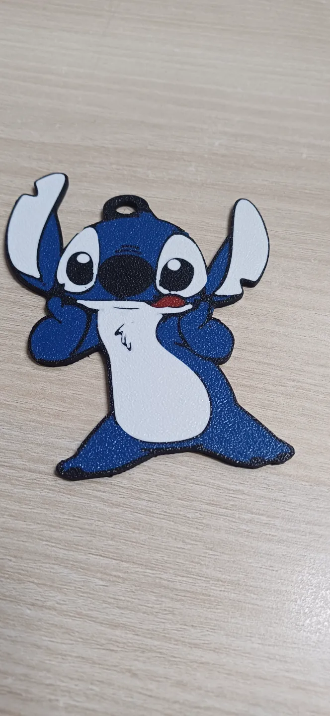 Stitch keychain by emlabrakis MakerWorld: Download Free 3D Models