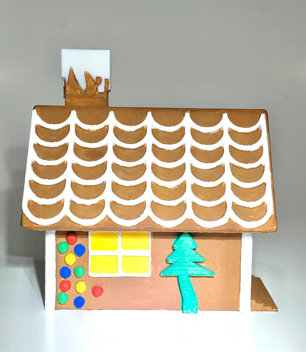 Gingerbread House by Garage Tech - MakerWorld
