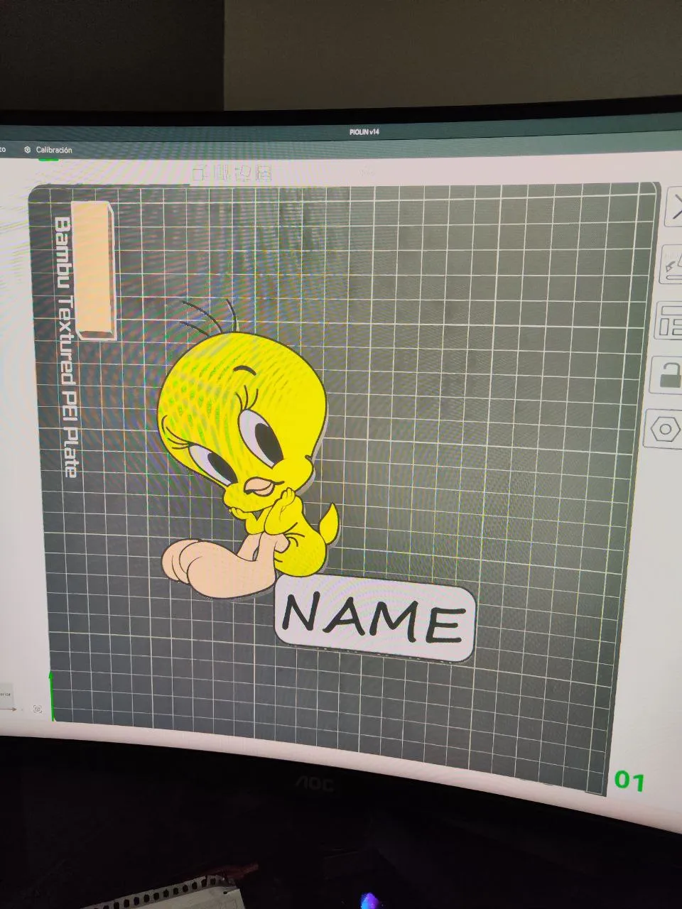 Tweety Bird Looney Tunes—Your Name by ISMAPP MakerWorld: Download Free ...