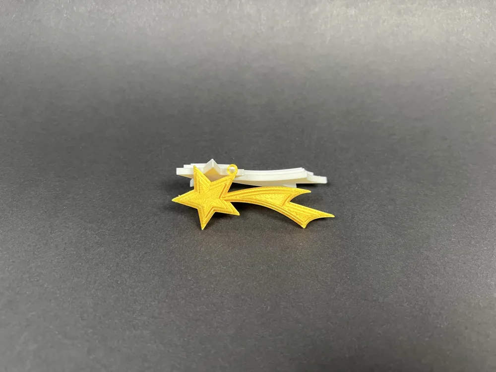 Shooting Star christmas tree decoration - Free 3D Print Model - MakerWorld
