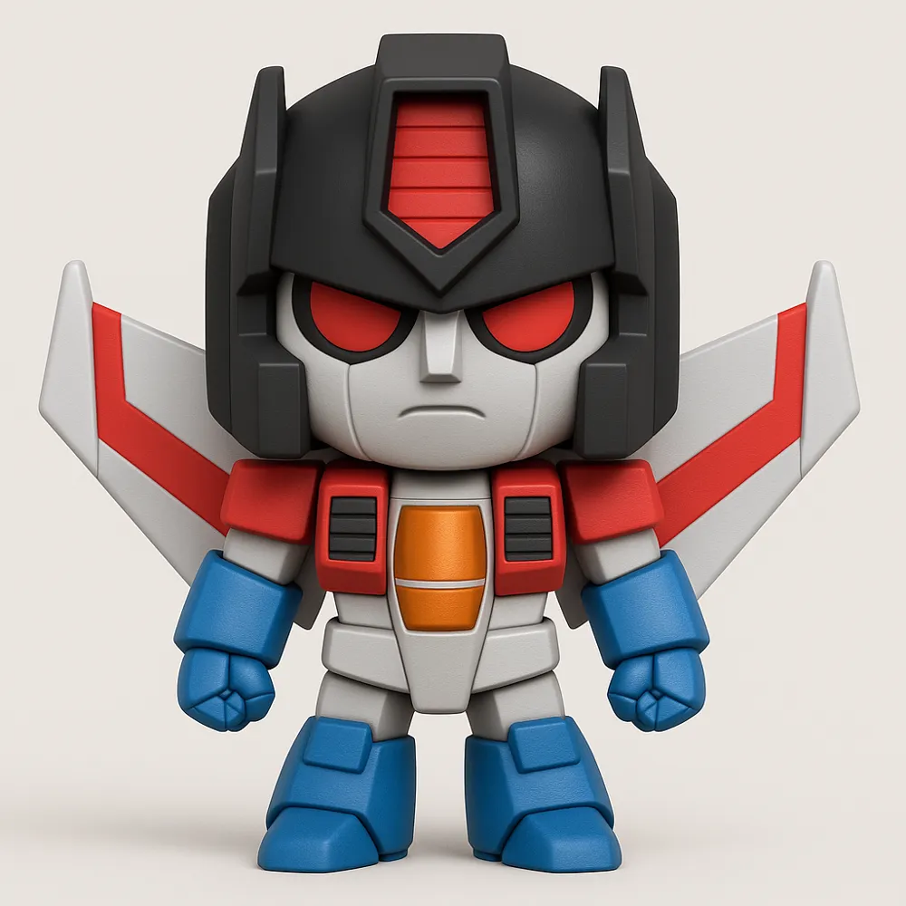 Chibi-style Starscream from Transformers! - Free 3D Print Model ...