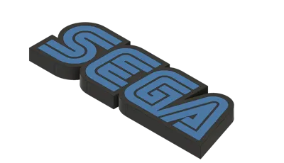 sega logo sign by Smart3d - MakerWorld