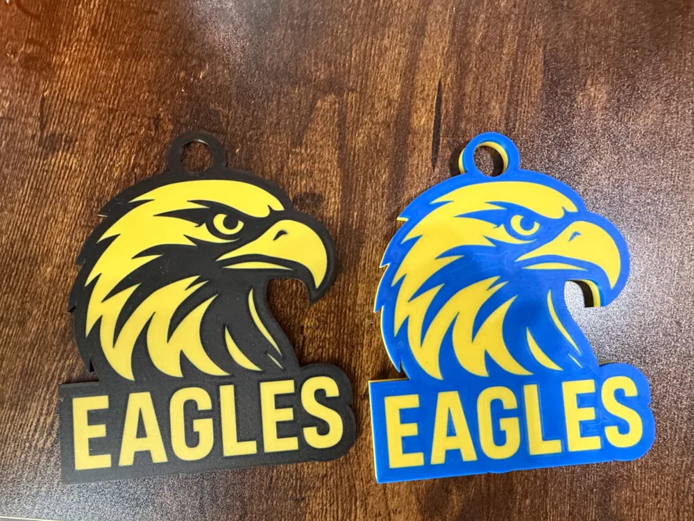 Eagles Hype Chain Pendant - Free 3D Print Model - MakerWorld