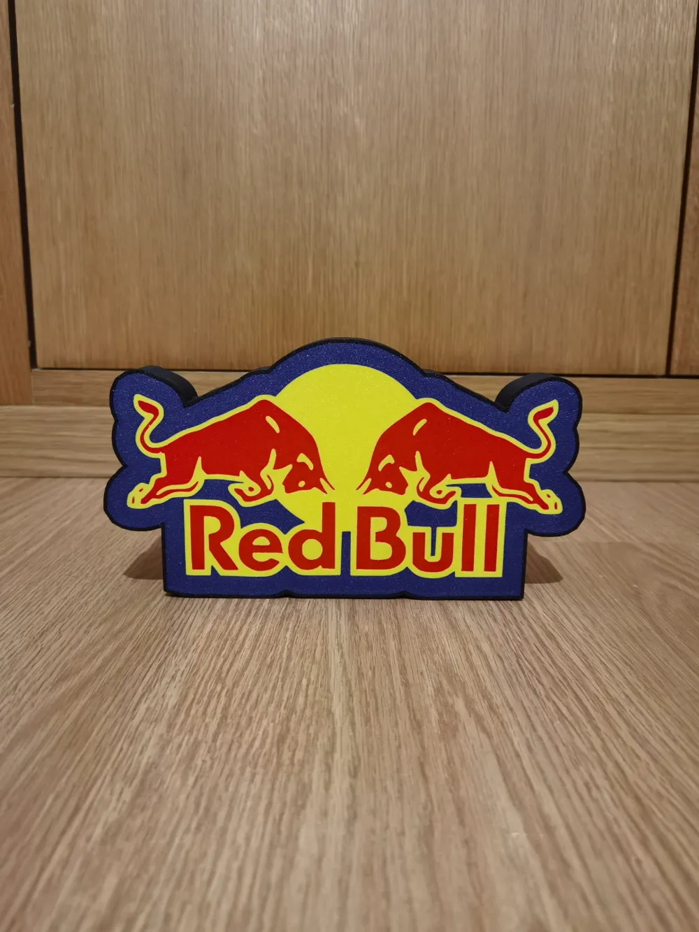 Red Bull Logo LED Lamp - Free 3D Print Model - MakerWorld