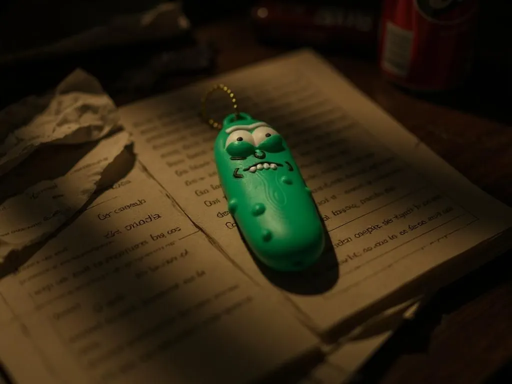 Pickle Rick keyring - Free 3D Print Model - MakerWorld