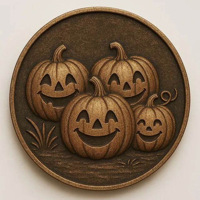 3D scary halloween coins - Free 3D Print Model - MakerWorld