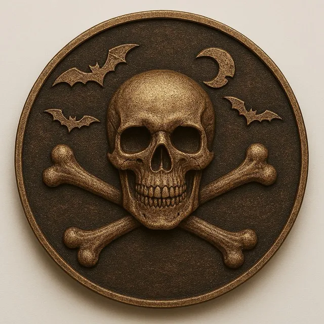 3D scary halloween coins - Free 3D Print Model - MakerWorld