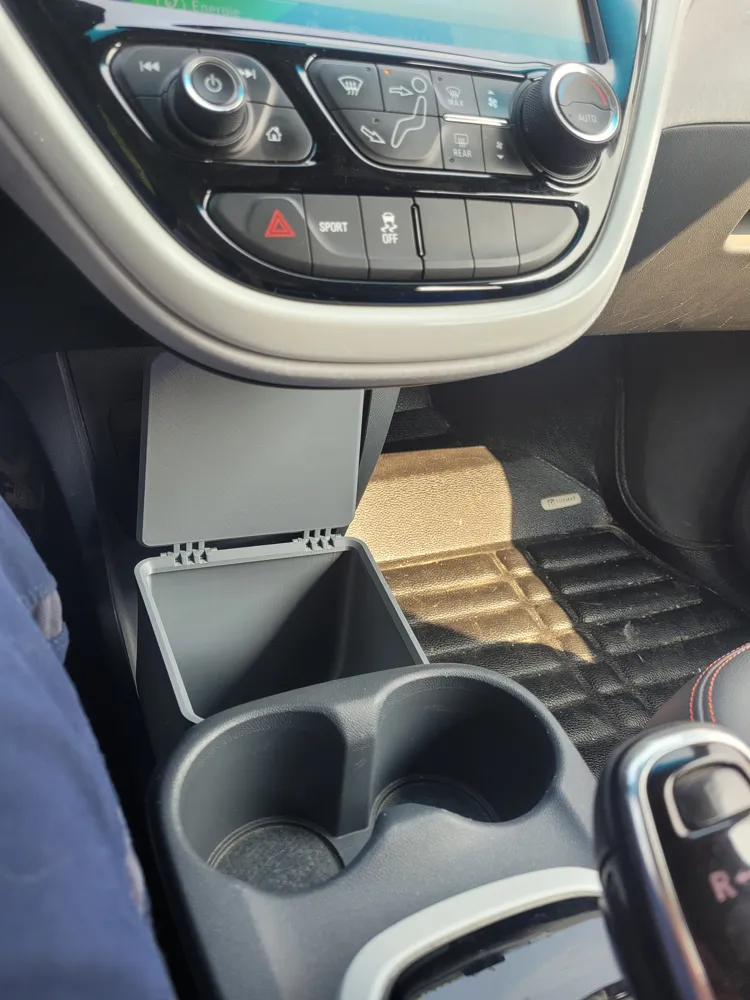 Center Console Trash Can for Chevy Bolt 17@21 - Free 3D Print Model ...