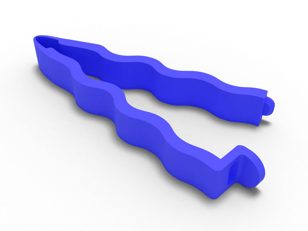 Food Clip Wavy Shape - Free 3D Print Model - MakerWorld