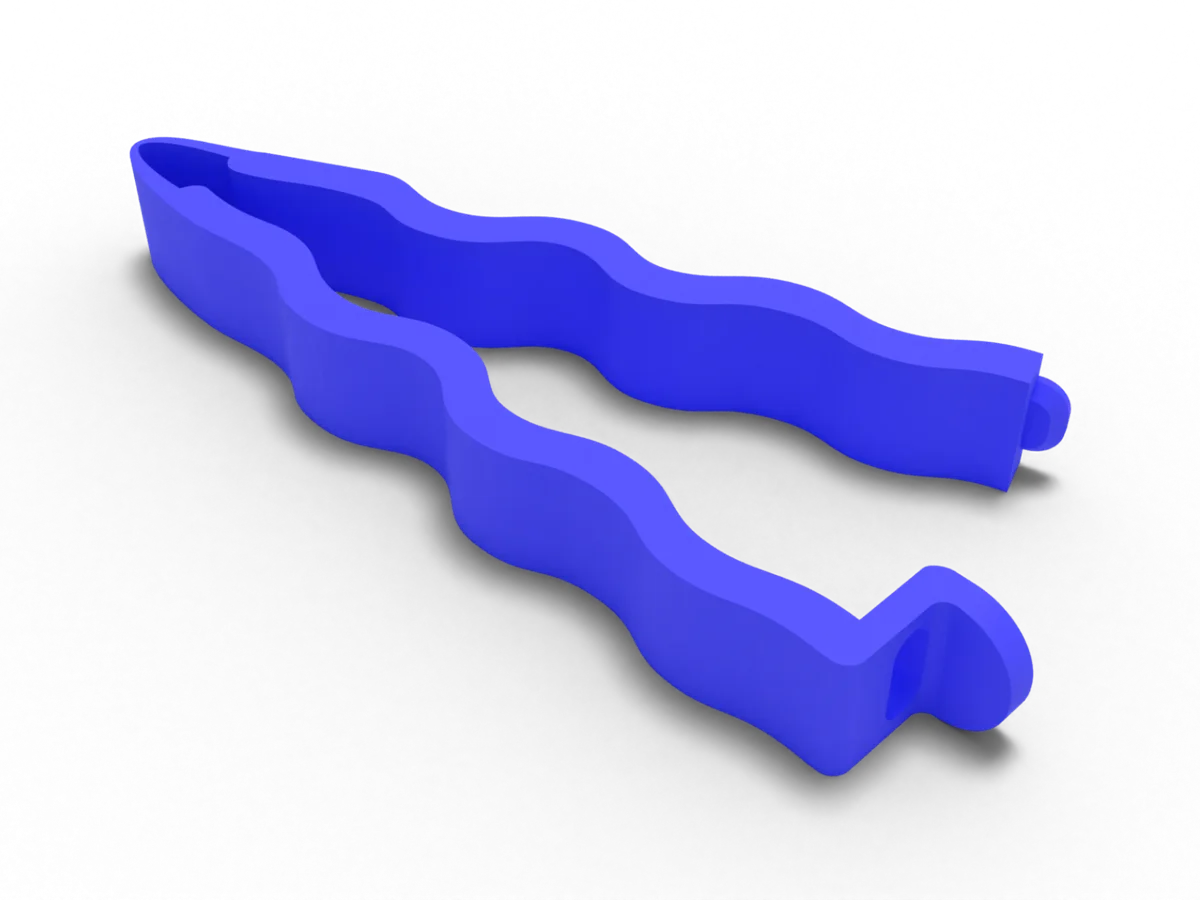 Food Bag Clip Wavy Shape - Free 3D Print Model - MakerWorld