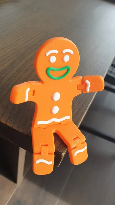 Shrek Gingerbread Man Articulated reworked for AMS flexible, flexi ...
