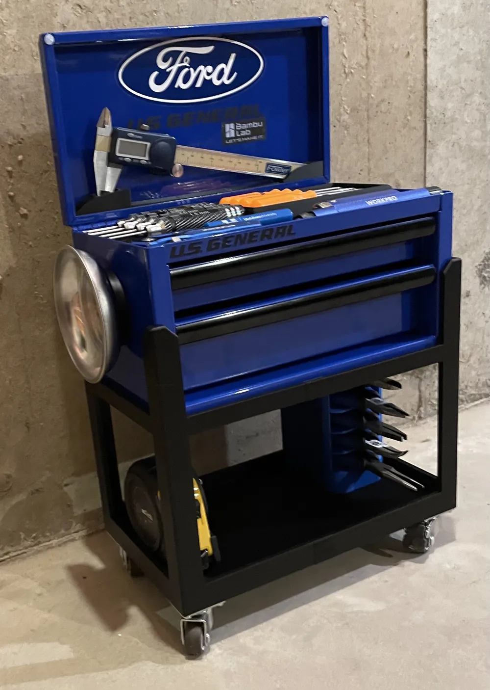 Harbor Freight Mini Toolbox Cart by BB’s 3d Garage MakerWorld: Download ...