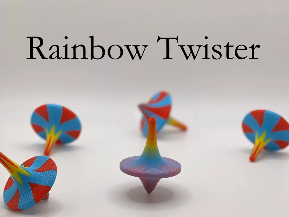 Rainbow Twister: Color Blend Top by Prime Tower Designs MakerWorld ...