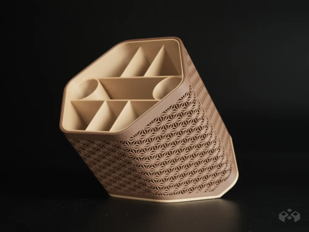 Portapenne Asanoha - Organizzatore da Scrivania da Meyui MakerWorld ...