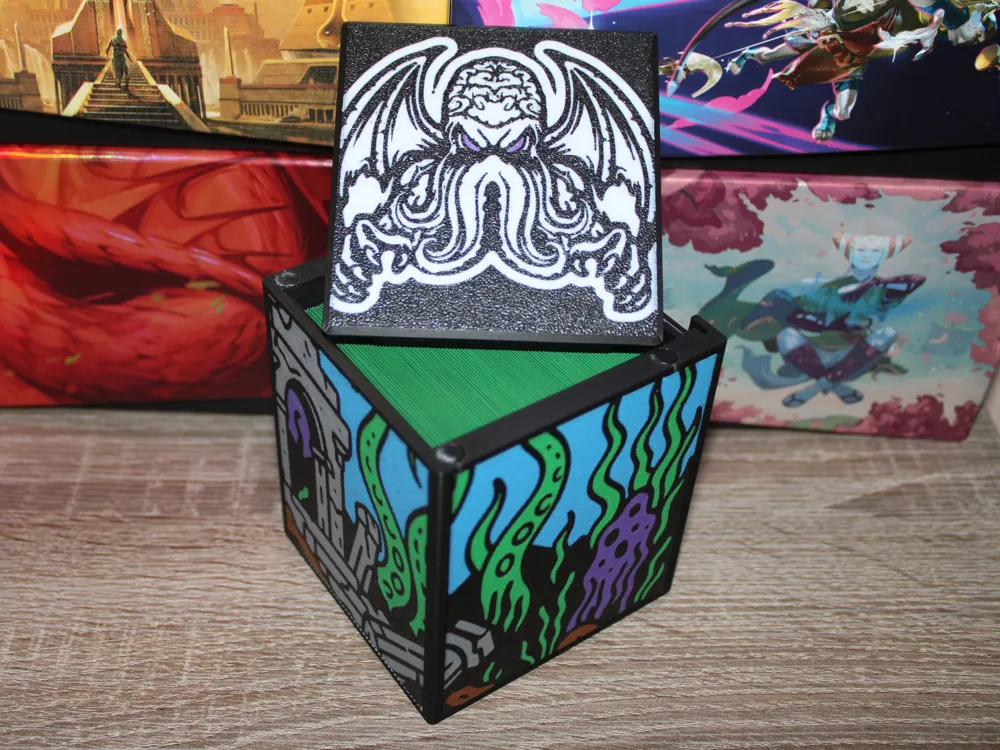 MTG EDH Commander Showcase Deck Box - Cthulhu - Free 3D Print Model ...