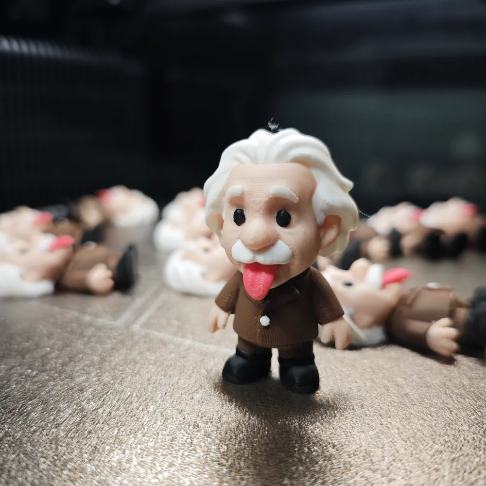 Albert Einstein llavero mini flexi (sacando la lengua) - Modelo de ...