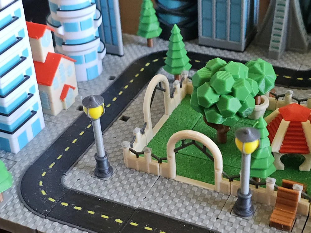 Clicky City - A Magnetic Tile Based City Diorama by Packet39 MakerWorld ...