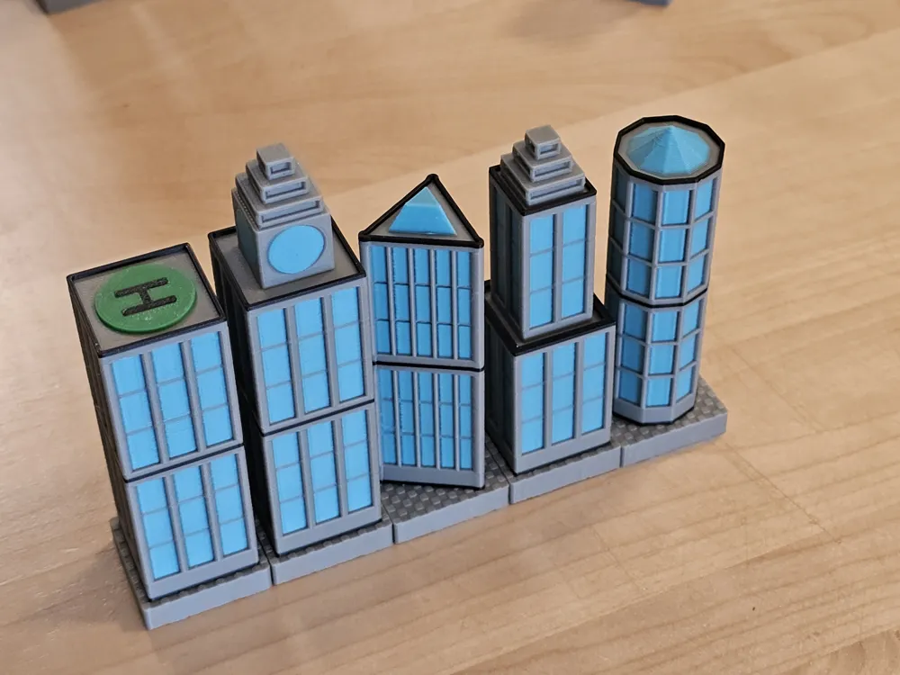 Clicky City - A Magnetic Tile Based City Diorama by Packet39 MakerWorld ...
