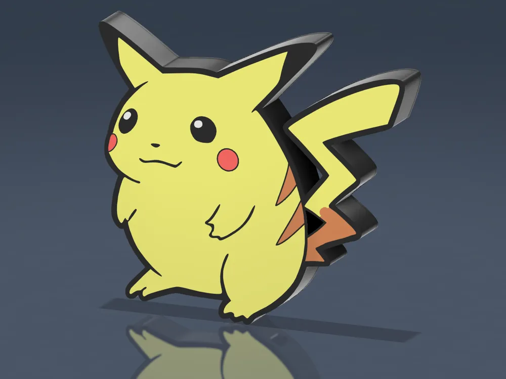 Pikachu Lightbox by Sitsero - MakerWorld