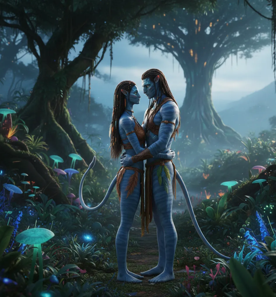 JAKE SULLY Y NEYTIRI -VALENTINE'S DAY - Free 3D Print Model - MakerWorld