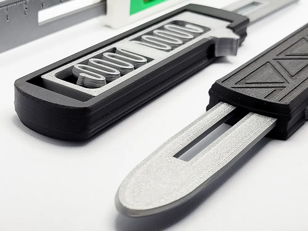 OTF Fidget Knife - Ruler - Comb - Free 3D Print Model - MakerWorld