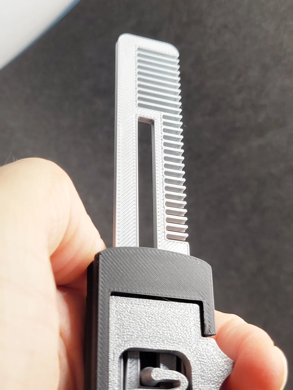 OTF Fidget Knife - Ruler - Comb - Free 3D Print Model - MakerWorld