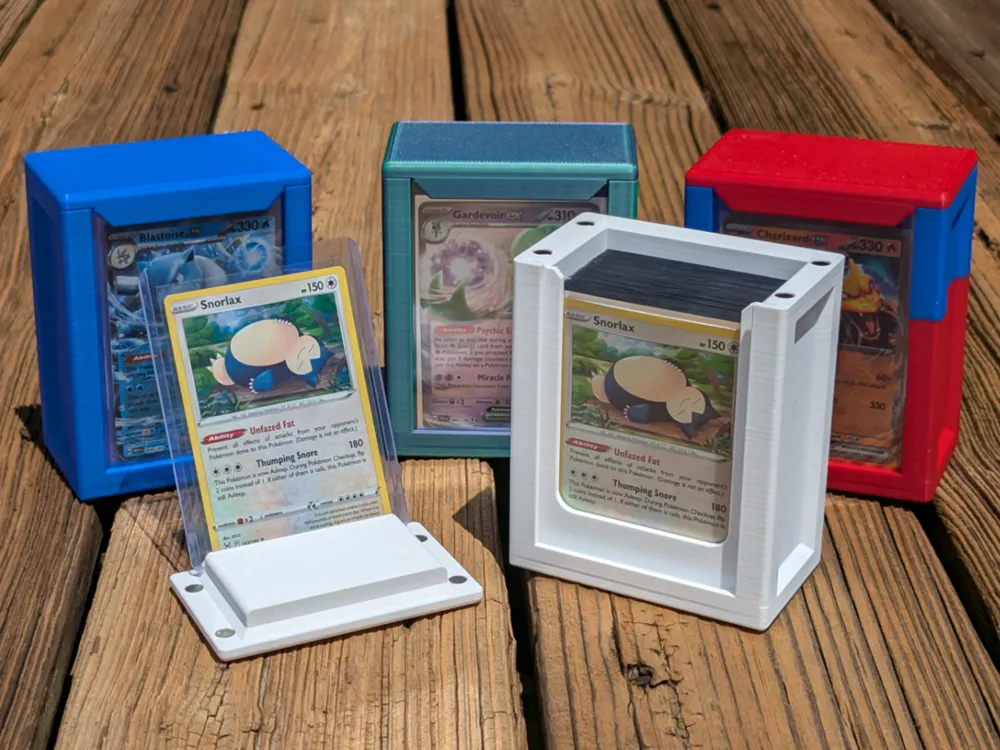60 Card Magnetic Display Deck Box Magic Pokemon by Cincinnati Squirrel ...