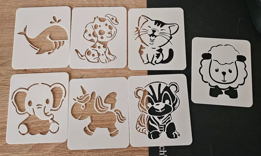 Montessori Template for Kids Stencils animal 3 - Free 3D Print Model ...