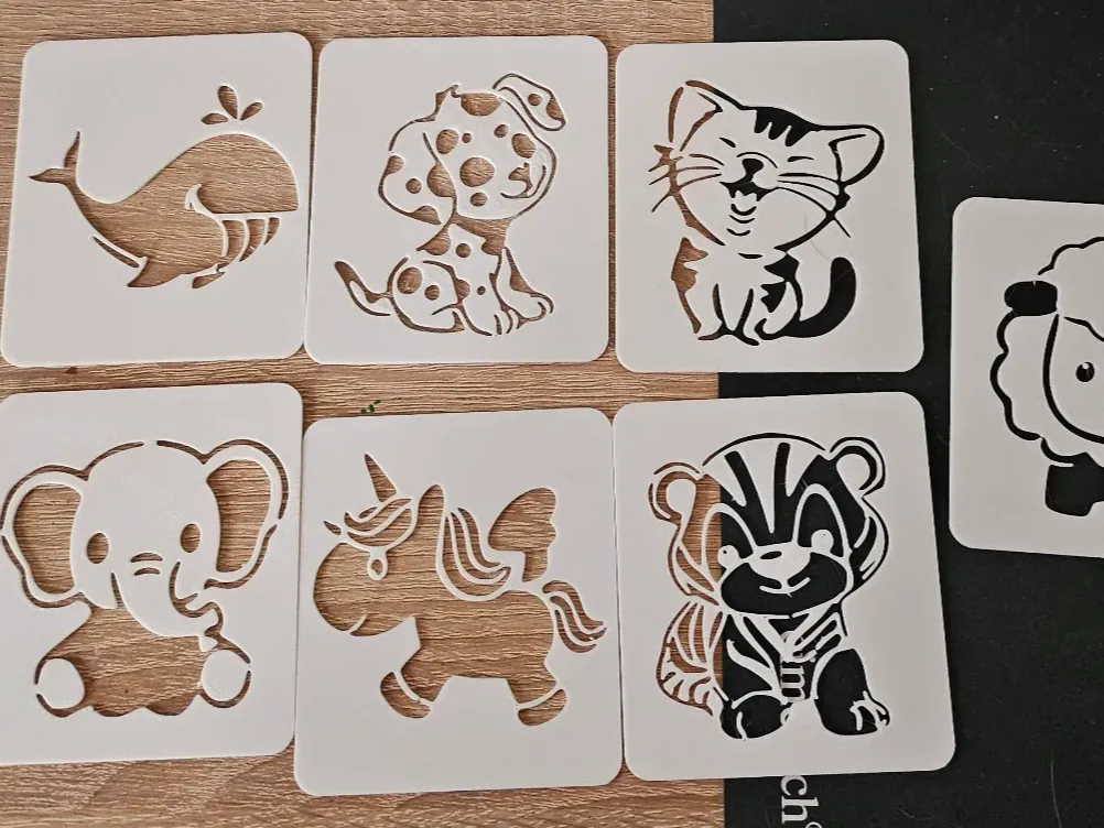 Montessori Template for Kids Stencils animal 3 - Free 3D Print Model ...