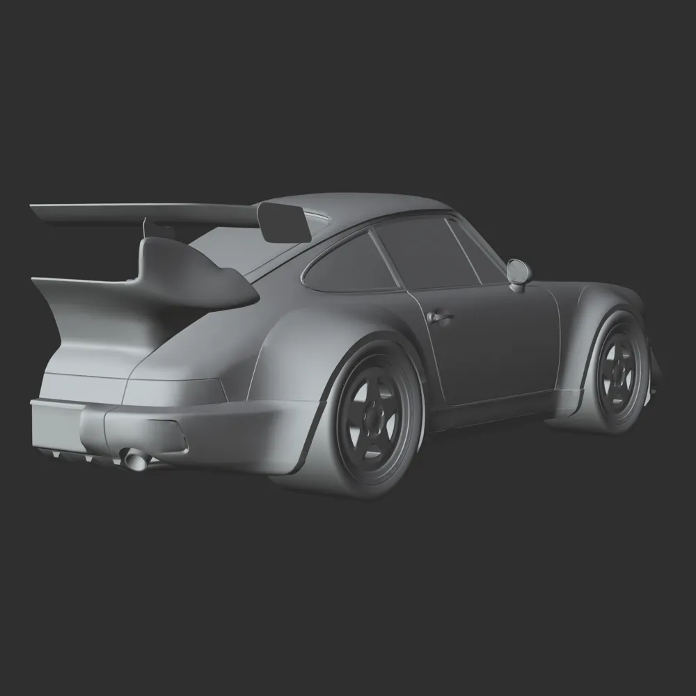RWB Porsche 911 Turbo Wall-mounted Remixed by MehTechArt MakerWorld ...