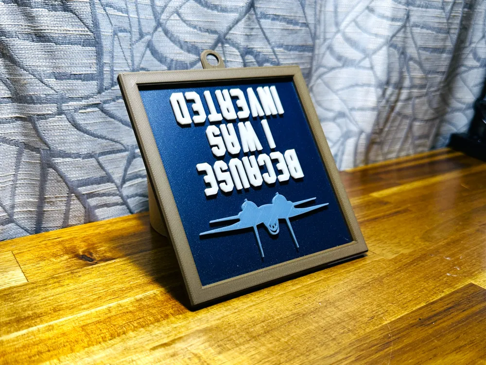 Top Gun Wall Art - Because I Was Inverted by SB Artisan Creations ...