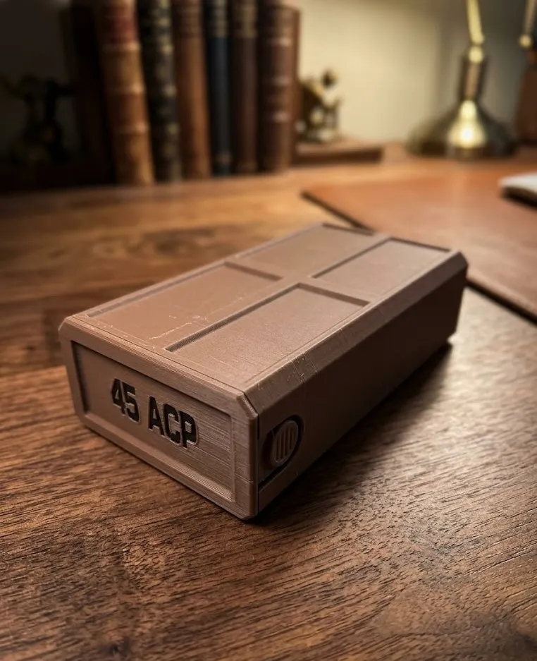 Stackable Ammo Box -45 ACP - Free 3D Print Model - MakerWorld