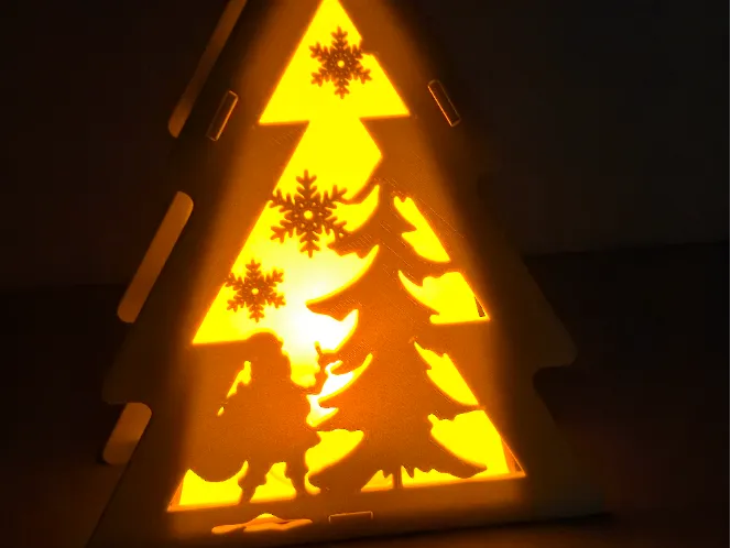 3D Christmas Tree Light Box by DavidM83 MakerWorld: Download Free 3D Models