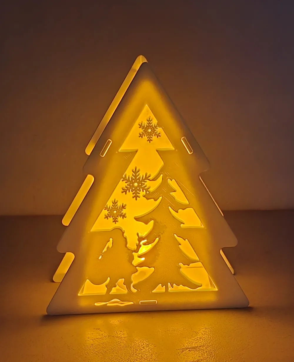 3D Christmas Tree Light Box by DavidM83 MakerWorld: Download Free 3D Models