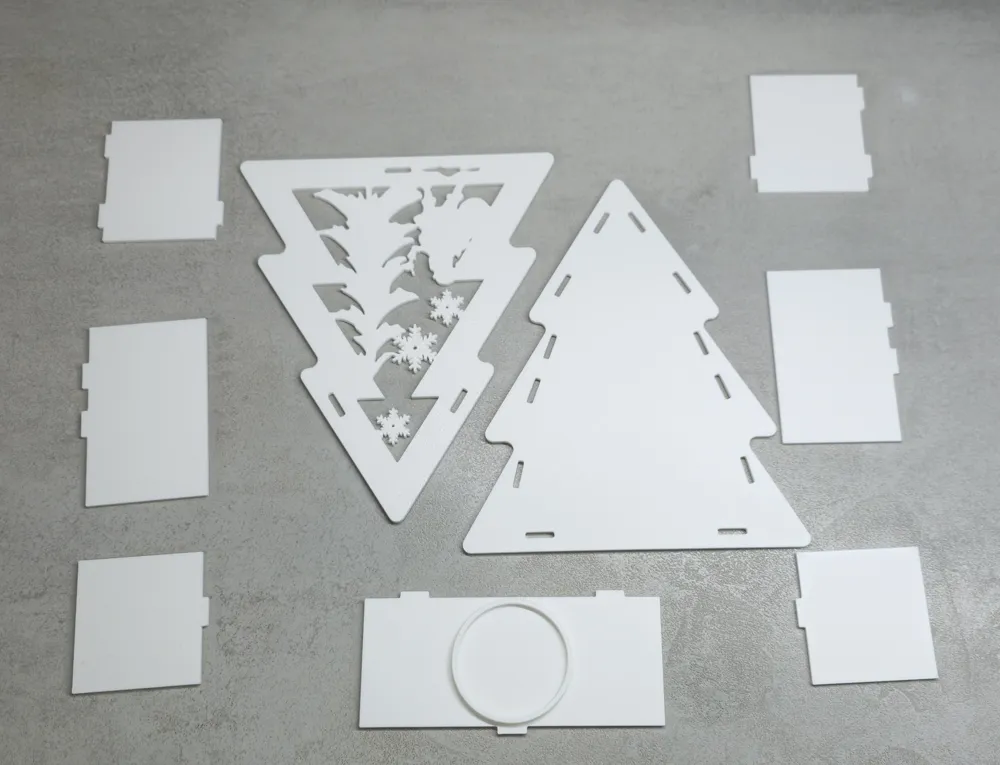 3D Christmas Tree Light Box by DavidM83 MakerWorld: Download Free 3D Models